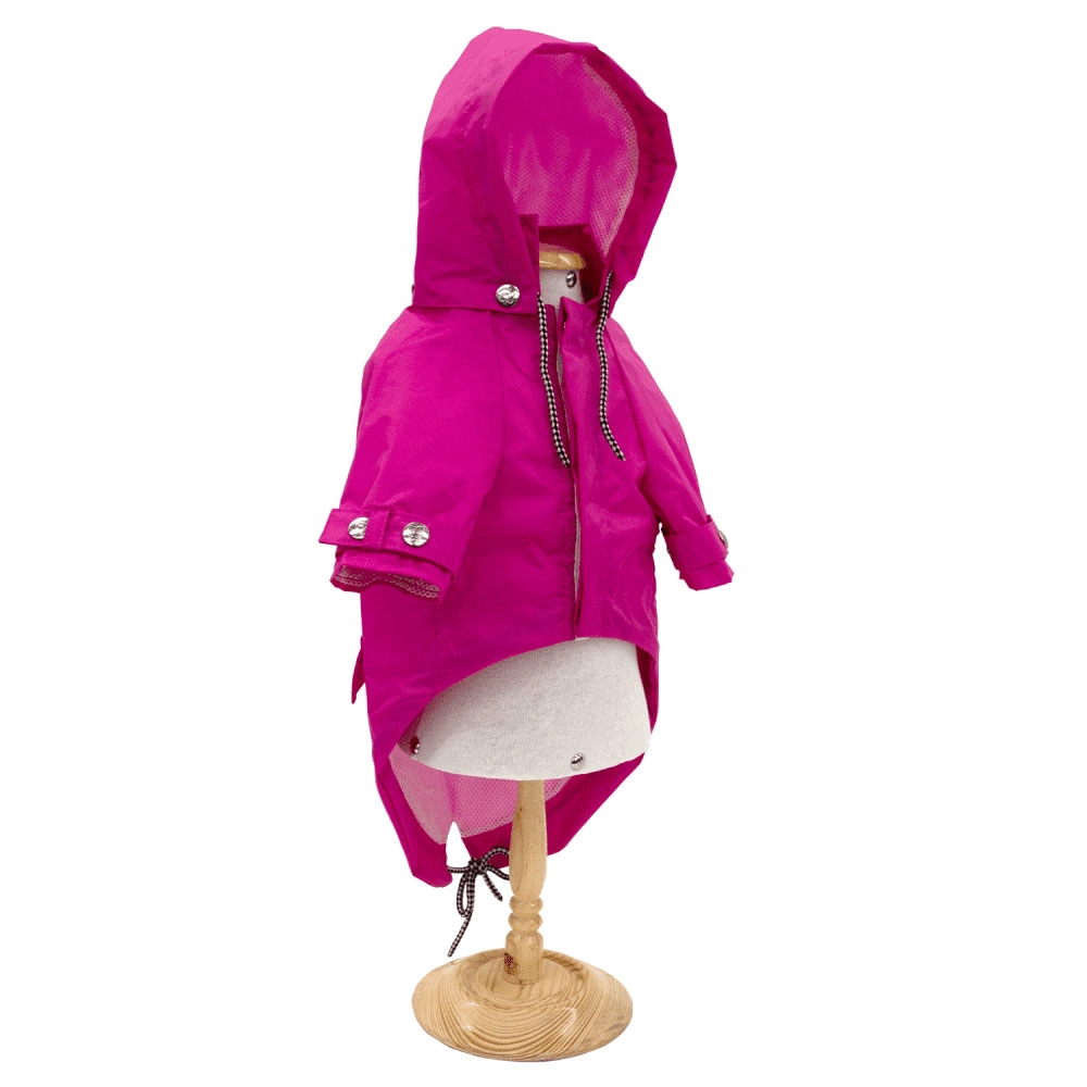 Capa de Chuva para Cachorro Gringa Rosa | Pet JR